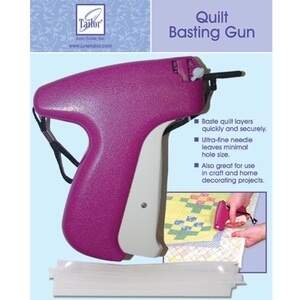 Basting a Quilt with a Tack Gun - New Quilters