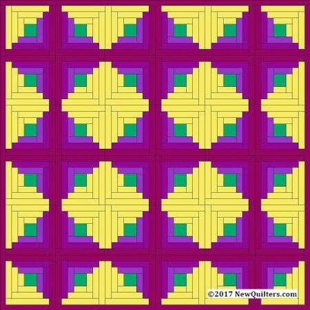 Log Cabin Quilt Pattern Gallery - New Quilters
