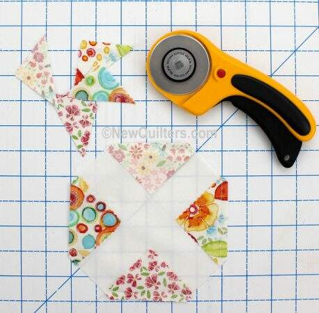 Sewing Snowball Quilt Blocks — Tutorial | New Quilters
