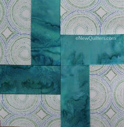 Windmill Quilt Block Strip Piecing Tutorial | New Quilters