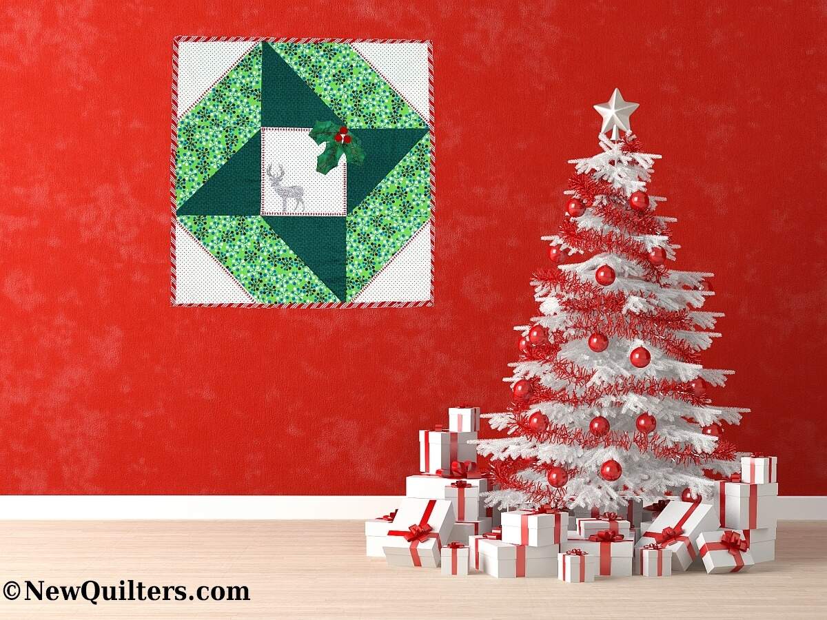 Christmas Wreath Quilts for Holiday Home Decor (Photo Gallery) | New ...