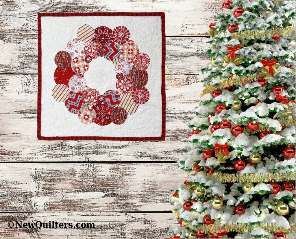 Christmas Wreath Quilts for Holiday Home Decor (Photo Gallery) - New ...
