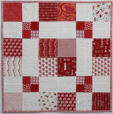 Disappearing 9 Patch Table Topper Tutorial | New Quilters