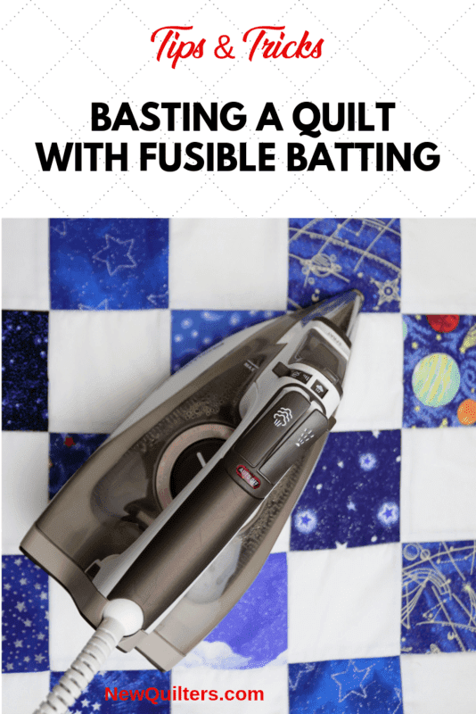Basting a Quilt with Fusible Batting - New Quilters