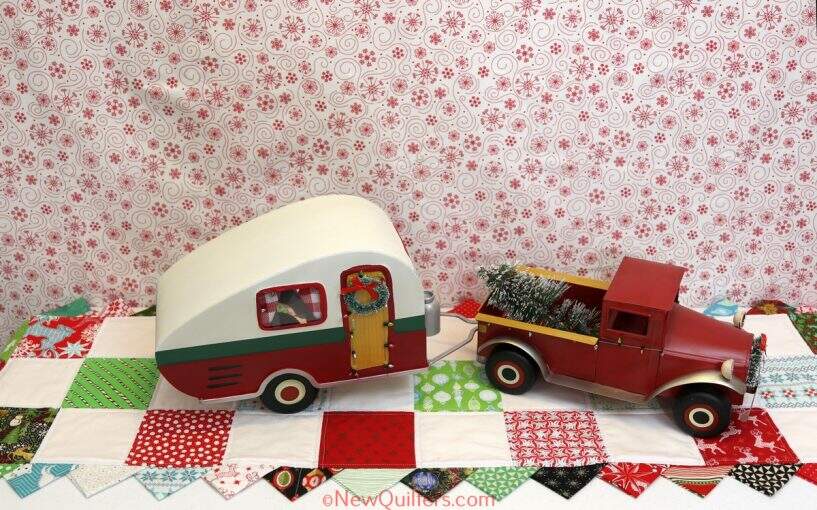 Simple Table Runner with Prairie Points - New Quilters