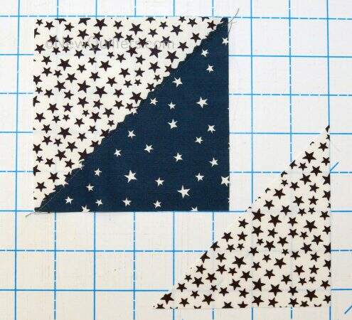 A Faster, Easier Way to Make Half-Square Triangle Blocks - New Quilters