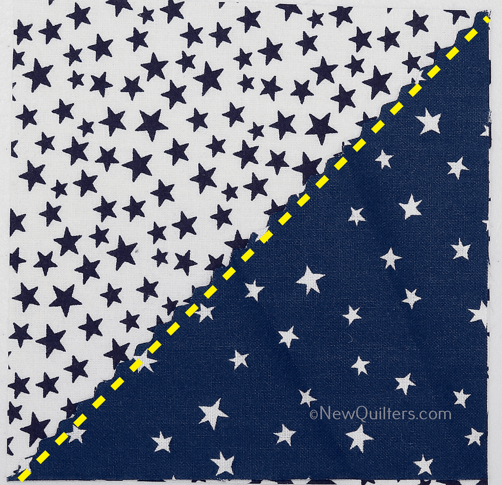 A Faster, Easier Way to Make Half-Square Triangle Blocks - New Quilters
