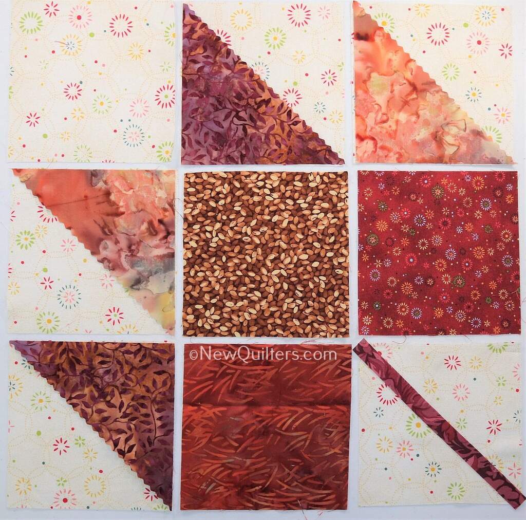 Log Cabin Quilt Blocks - Strip Piecing Tutorial - New Quilters