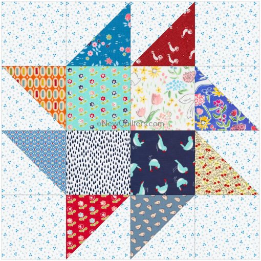 Spinning Star Quilt Block Tutorial - New Quilters