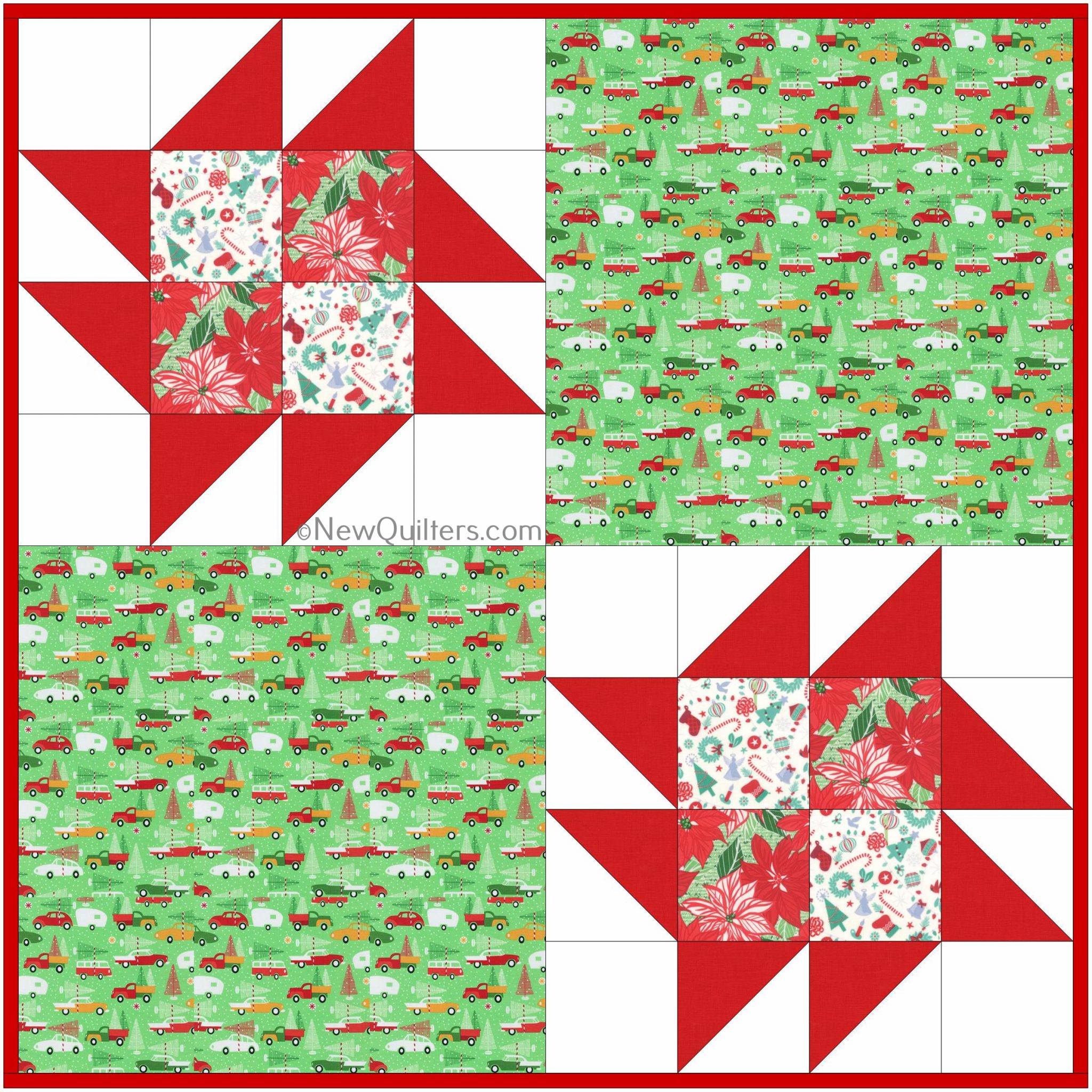 Spinning Star Quilt Block Tutorial - New Quilters